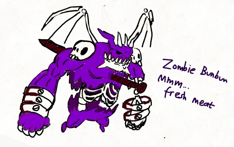 Zombie Bunbun is complete! | Fandom
