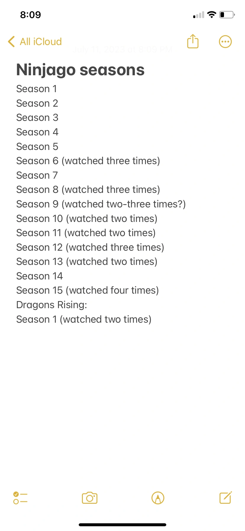 This is how many times I rewatched each Ninjago season | Fandom