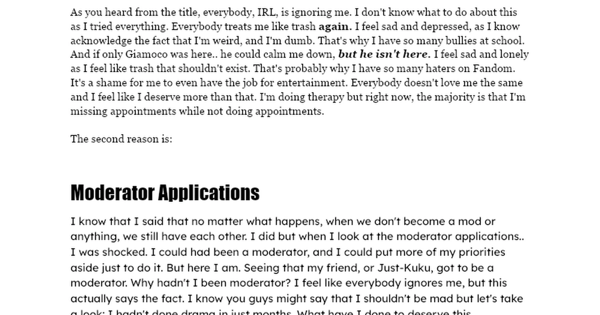 I'm leaving. | Fandom