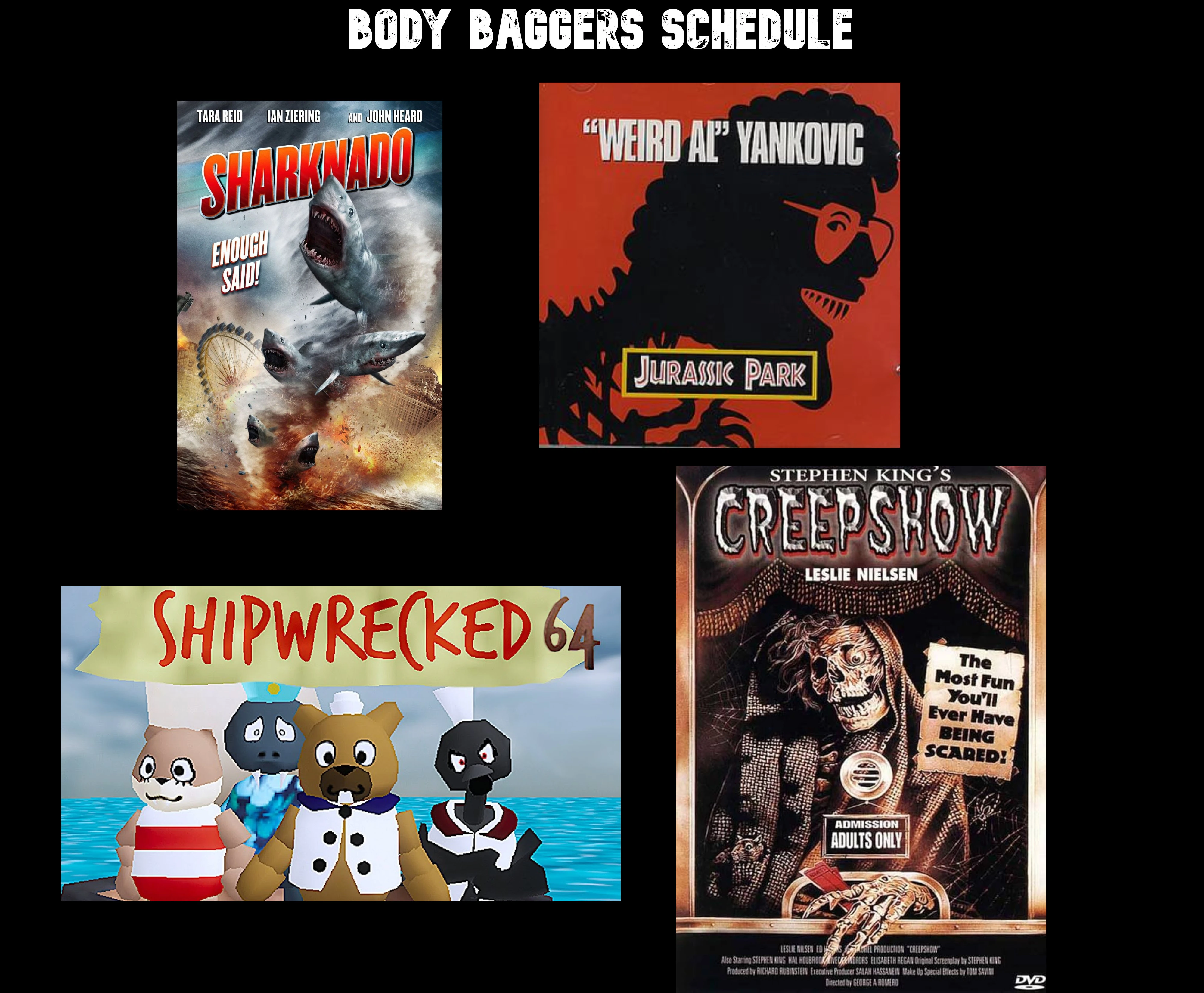 Body Baggers Schedule #2 | Fandom