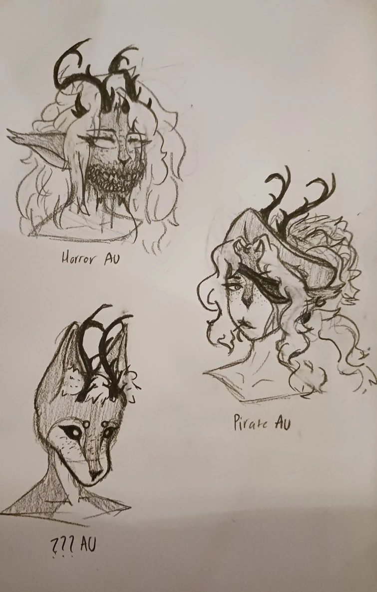 Drew some (almost all) of Nightmare's AUs! | Fandom