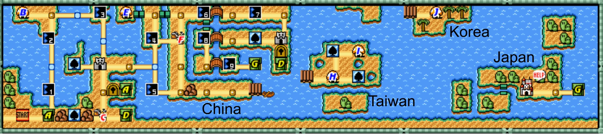 Every country in Water Land labeled | Fandom