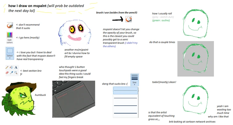 wiki kinda silent, post mildly offtopic post about mspaint | Fandom