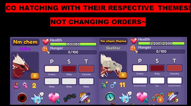 Co Hatching CheMs | Fandom