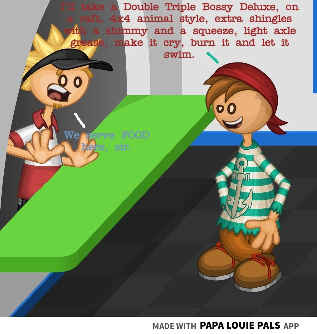 I got bored, so here is a remake of that one scene from Pickles (a ...