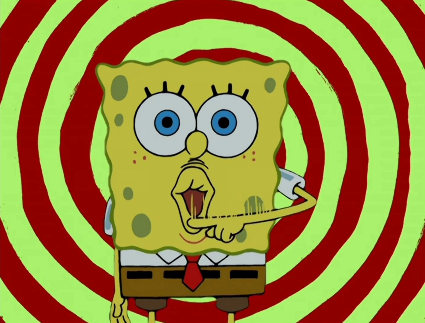 What was SpongeBob doing in this scene? | Fandom