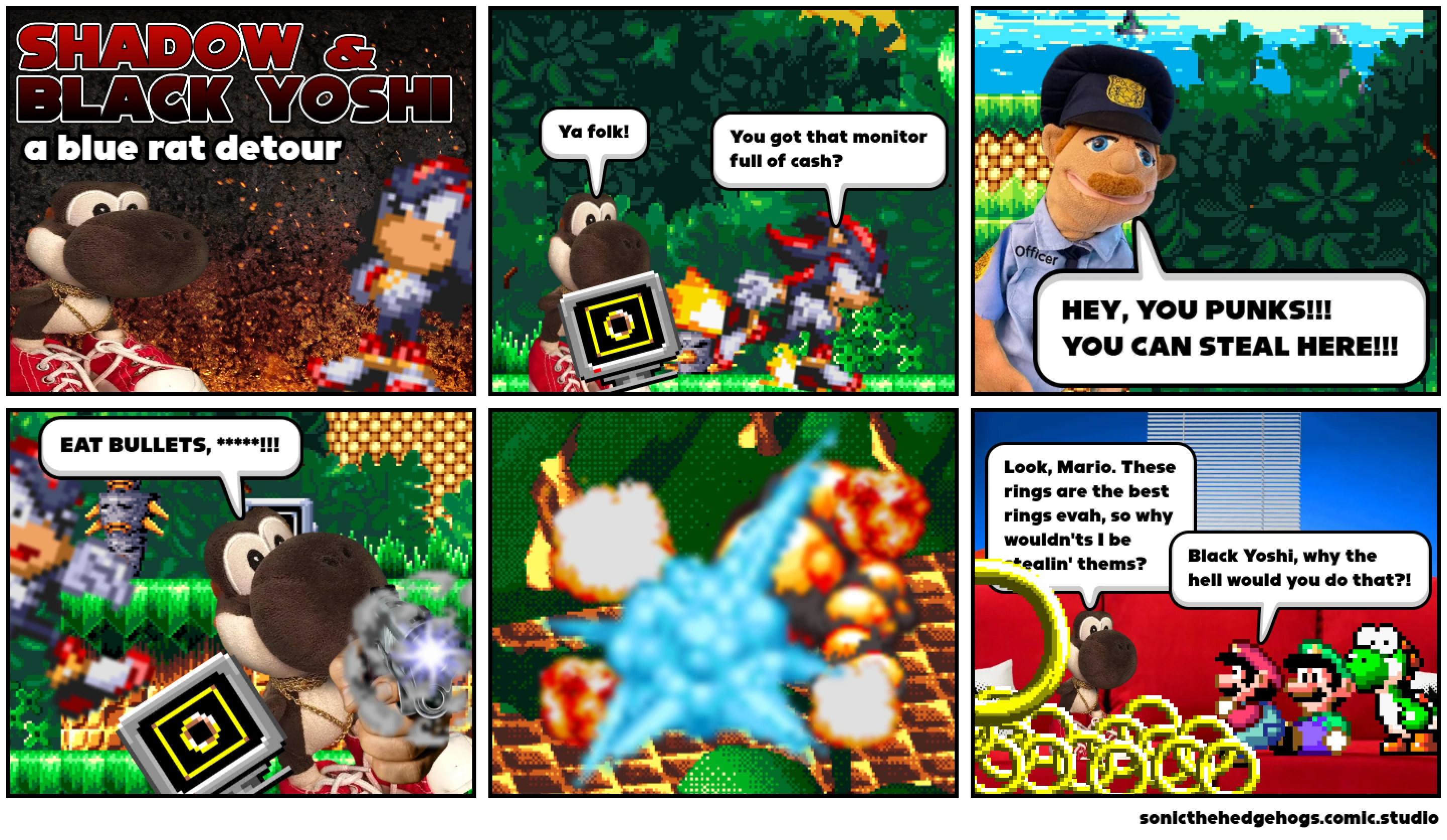 a blue rat detour #18: SHADOW & BLACK YOSHI | Fandom