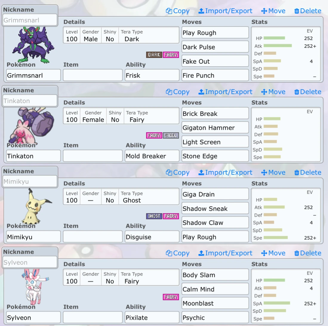 A team for every type. Part 6. Fairy. | Fandom