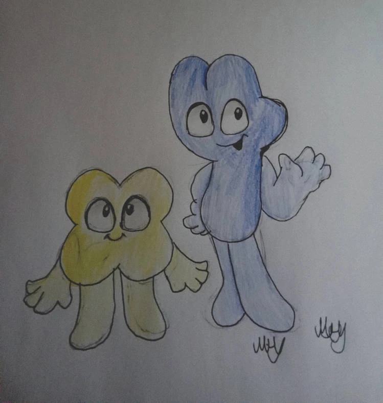 This old art of Four and X in the Don Bluth style That I'm planning to ...