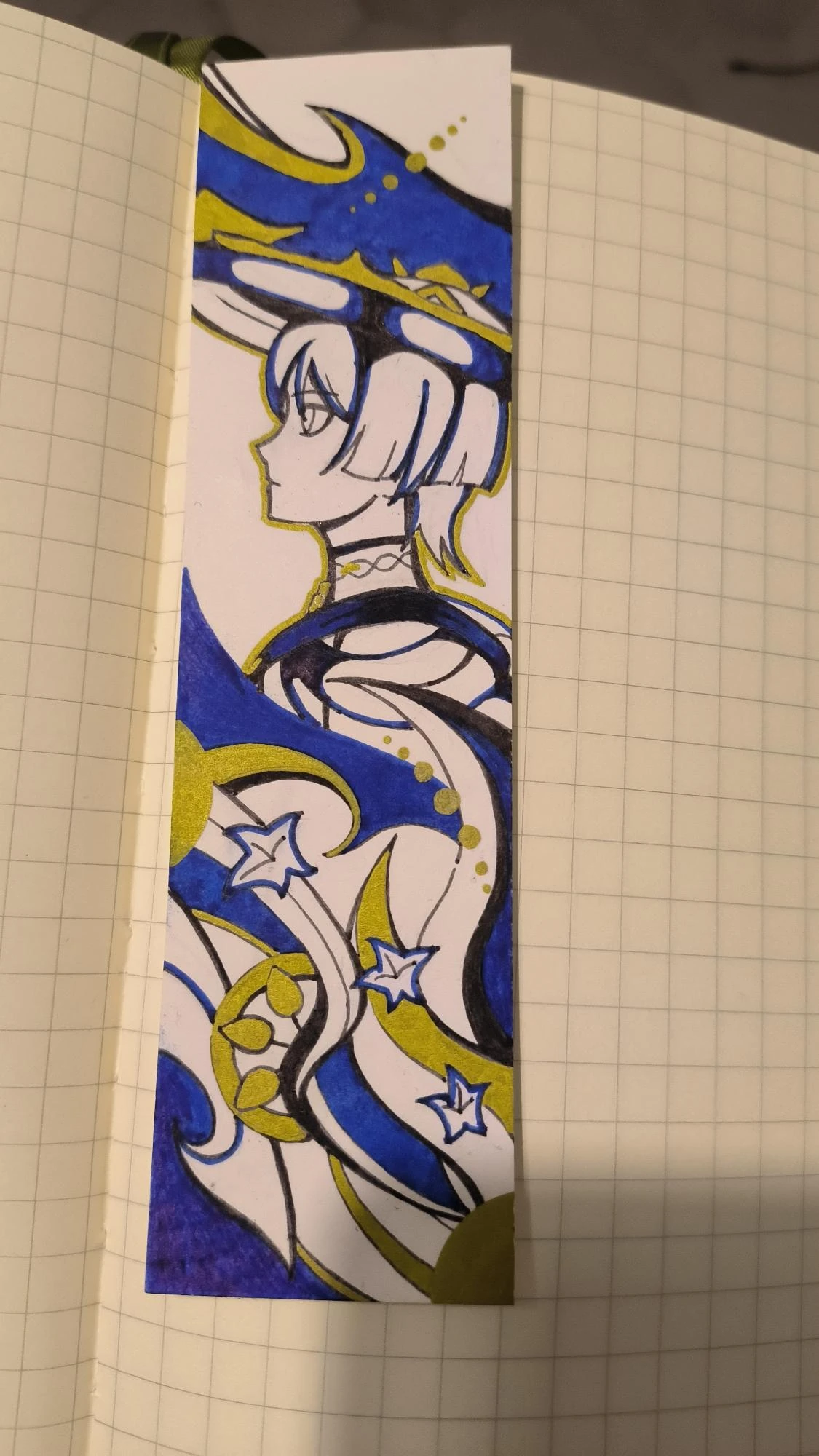 Made a paper bookmark for Wanderer's birthday~ | Fandom