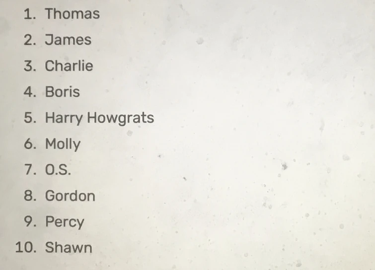 Can someone make a movie about Thomas and friends, original and ripoff ...