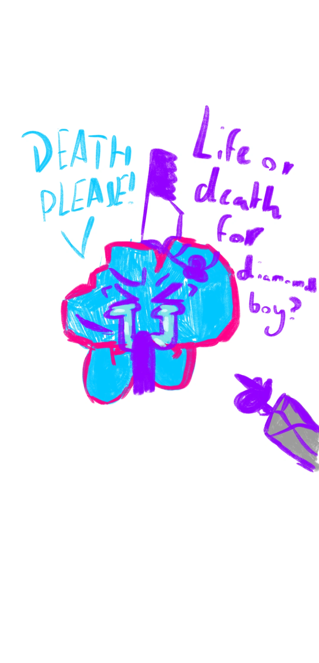 "LIFE OR DEATH FOR DIAMOND BOY‽" | Fandom
