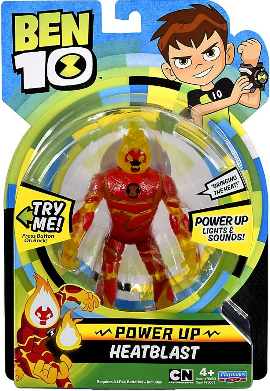 Ben 10 figure review: Power Up Heatblast | Fandom