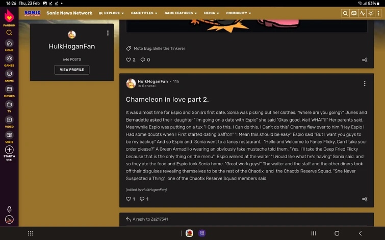 Ouch! (Art by CaptainQuack64) | Fandom