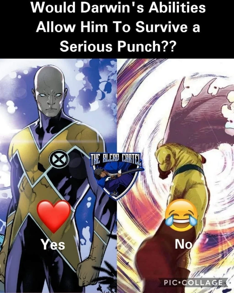 Would Darwin’s abilities allow him to survive a Serious Punch? | Fandom