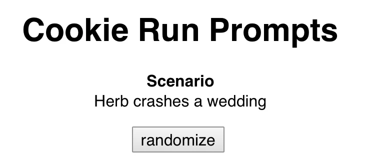 well i tried that random scenario generator | Fandom