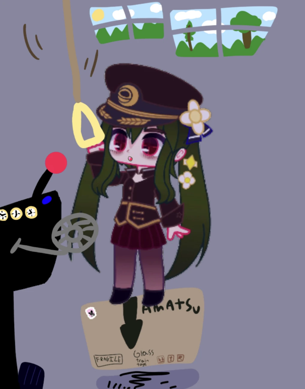 Gacha edit of train conductor nightingale | Fandom