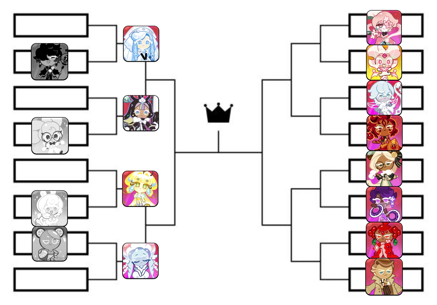 CRK Support Cookie Bracket Tournament! (Day 5 - Peach Blossom VS ...