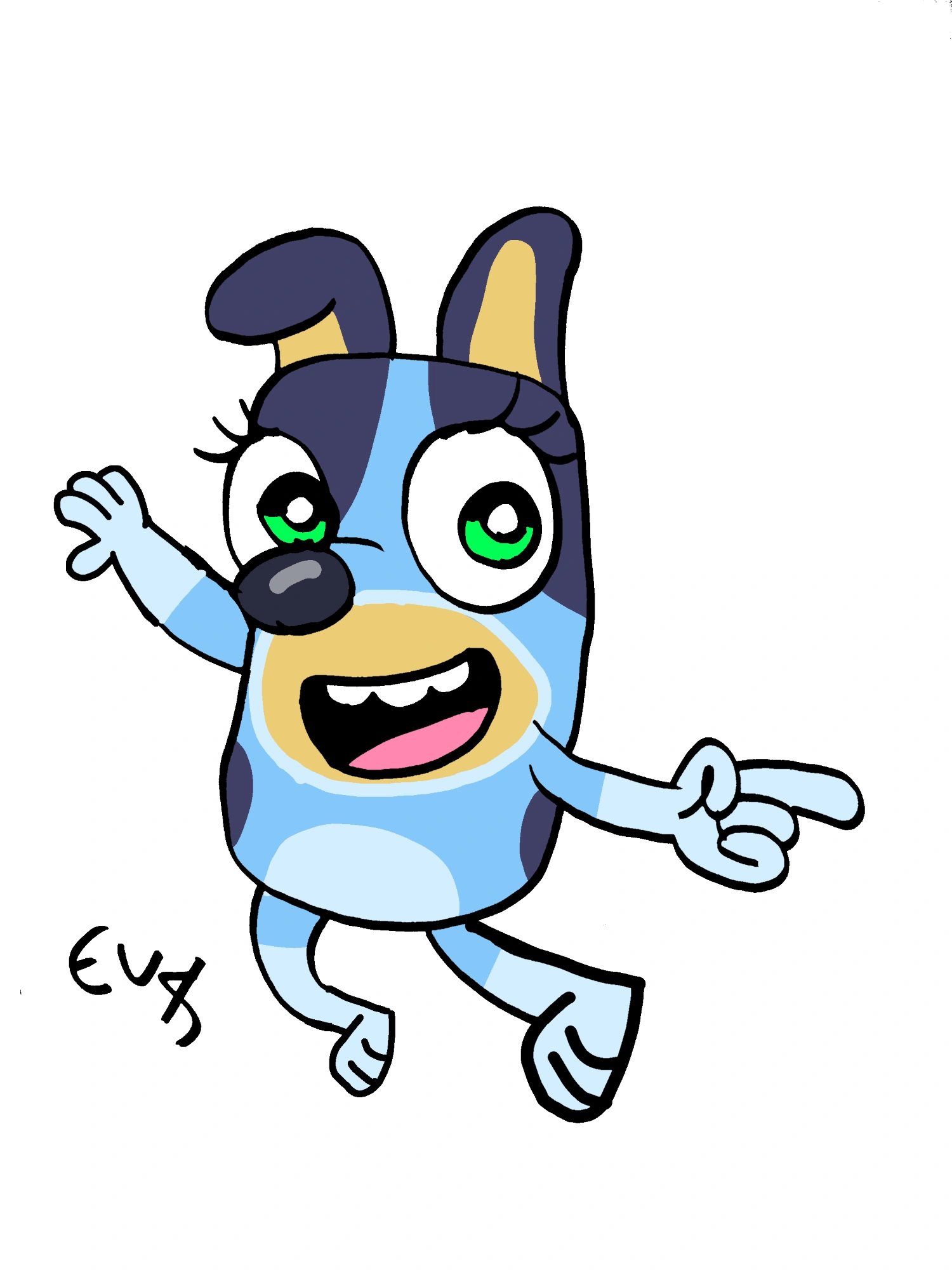 My drawing of Bluey | Fandom