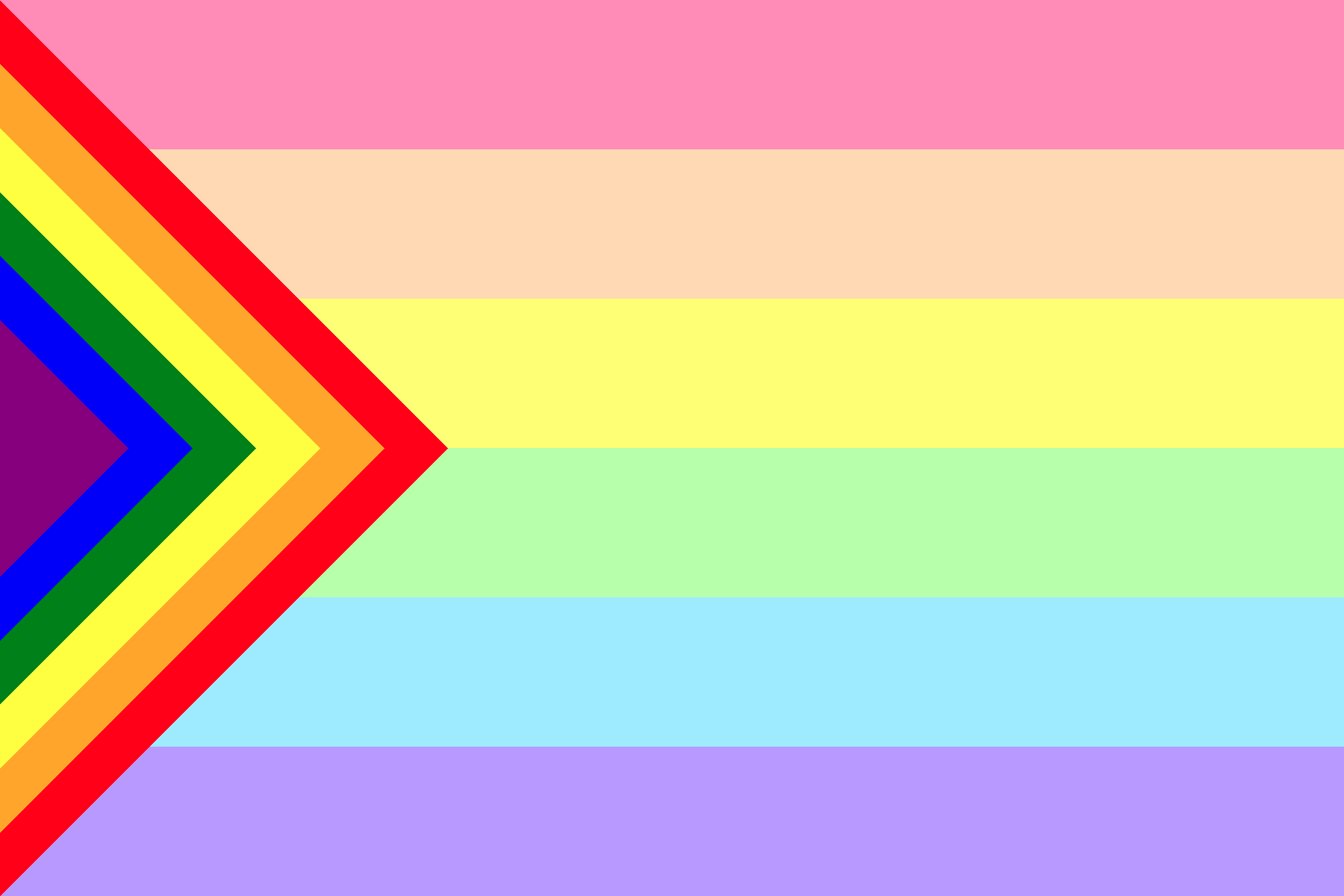 Rainbow puppy-gender flag | Fandom