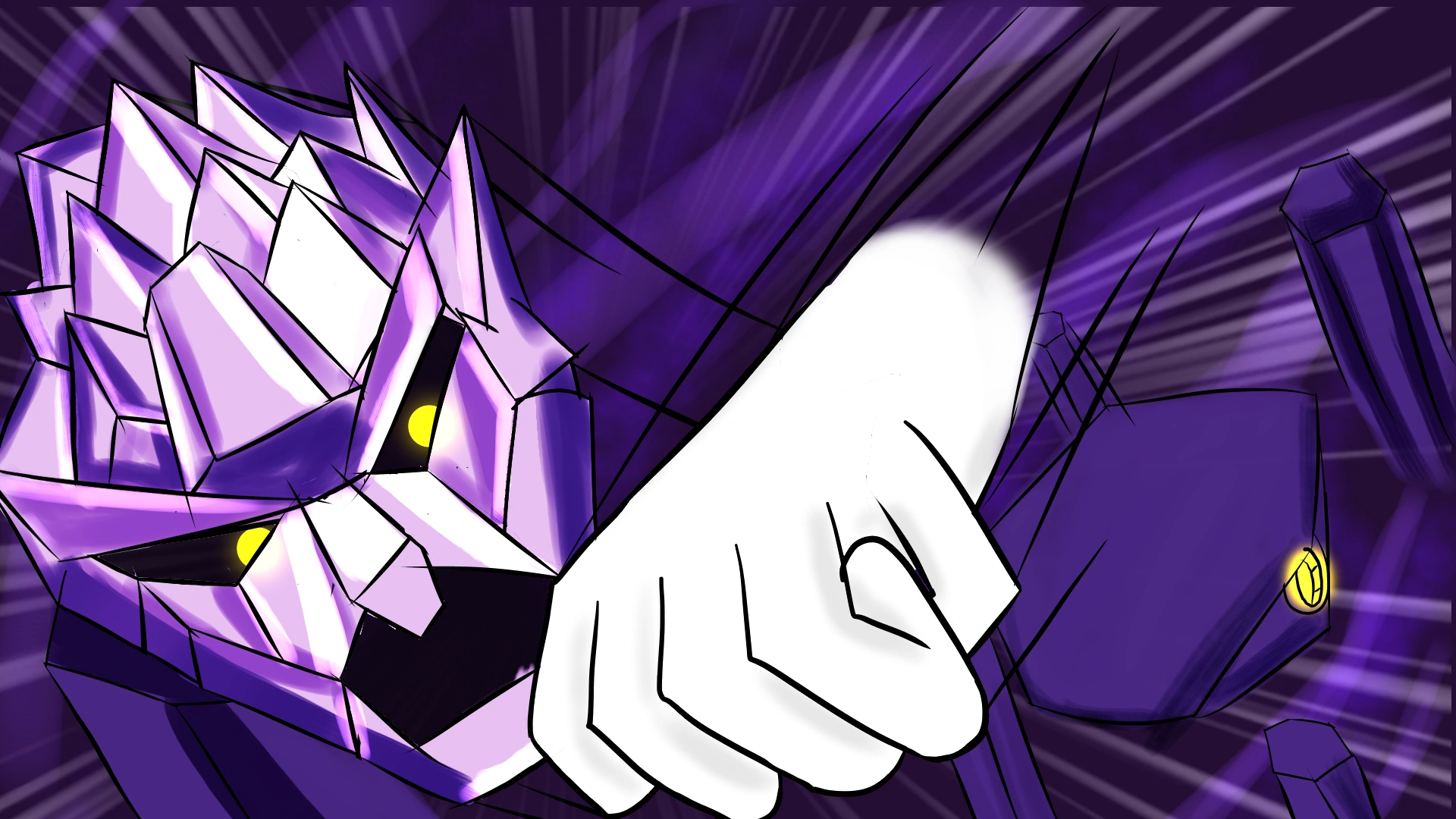 Power in our Hand | Master Hand vs Polygon Man (Super Smash Bros. vs ...