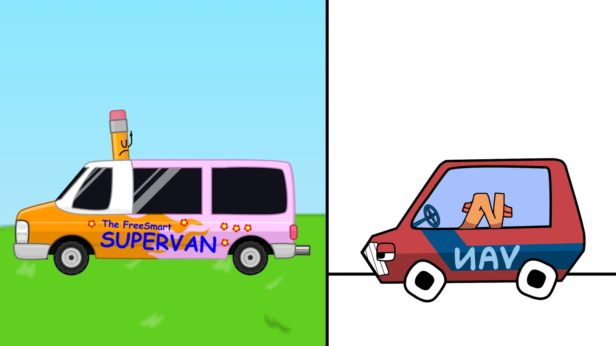 Freesmart Supervan VS AL Van | Fandom