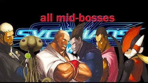 snk vs capcom chaos, all mid bosses | Fandom