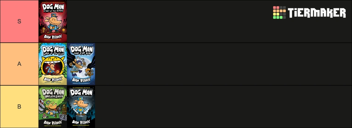 dog man book tier list but it's the only books i've read | Fandom
