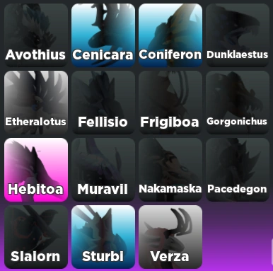 LF: Creatures I'm missing (Image below), mush limit is 29k | Fandom