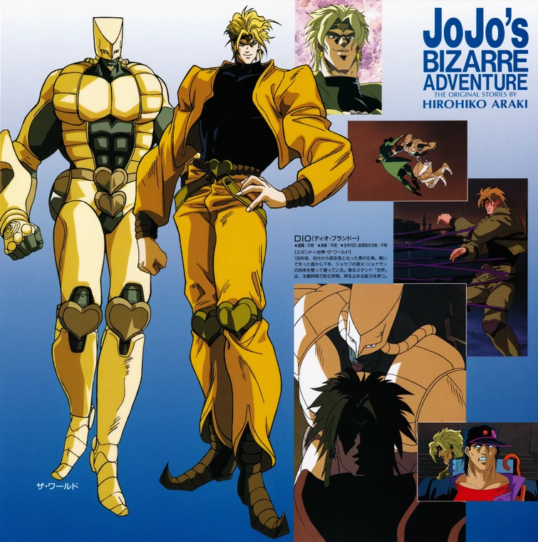 Before I do the other ones I decided to draw Belos as DIO & The World ...