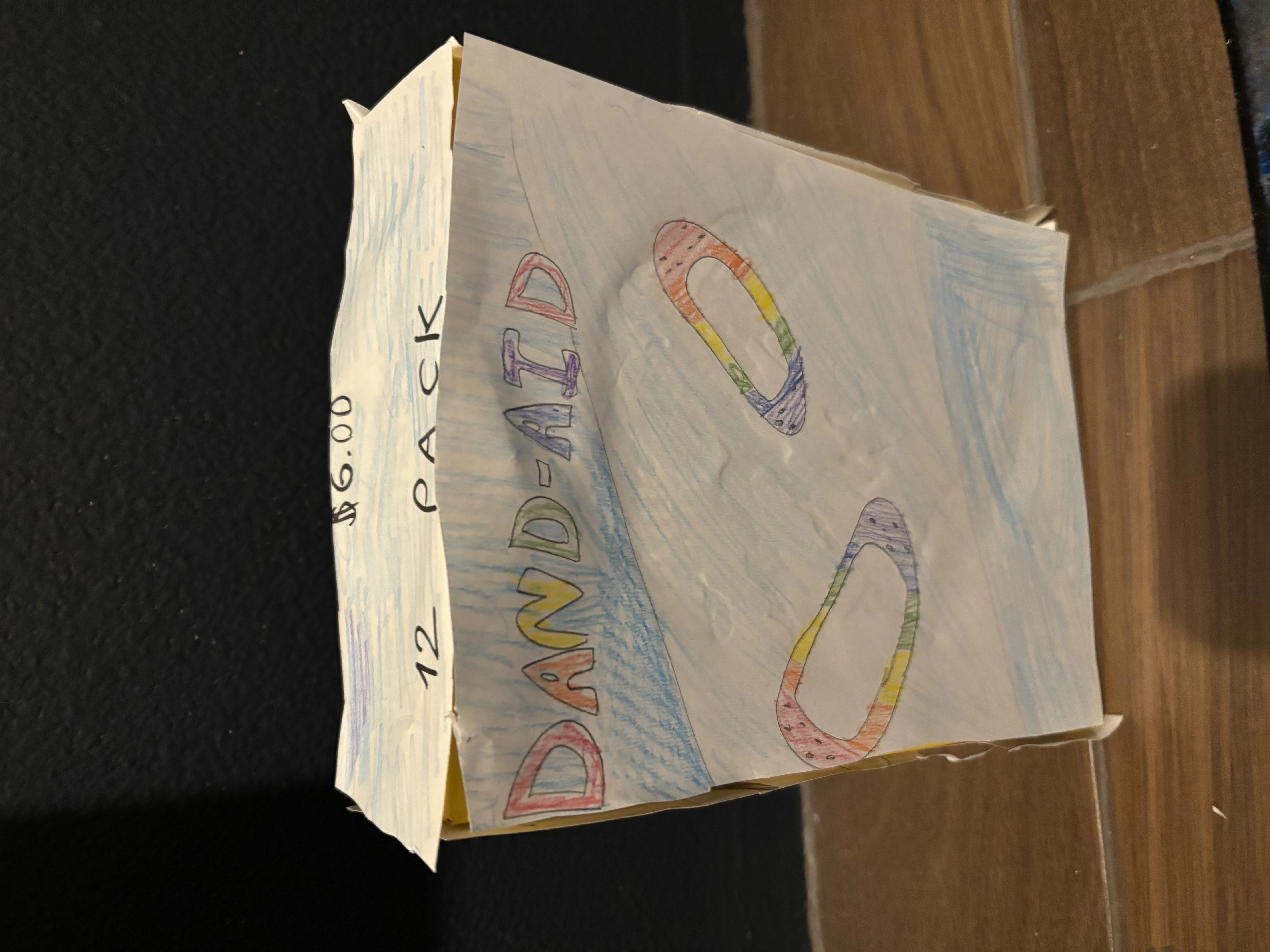 I made the dand-aid box out of a recycled box! | Fandom