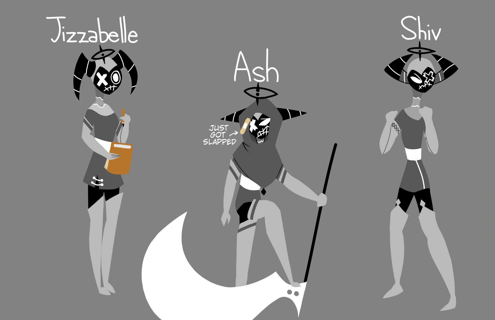 Designs of the bit players | Fandom