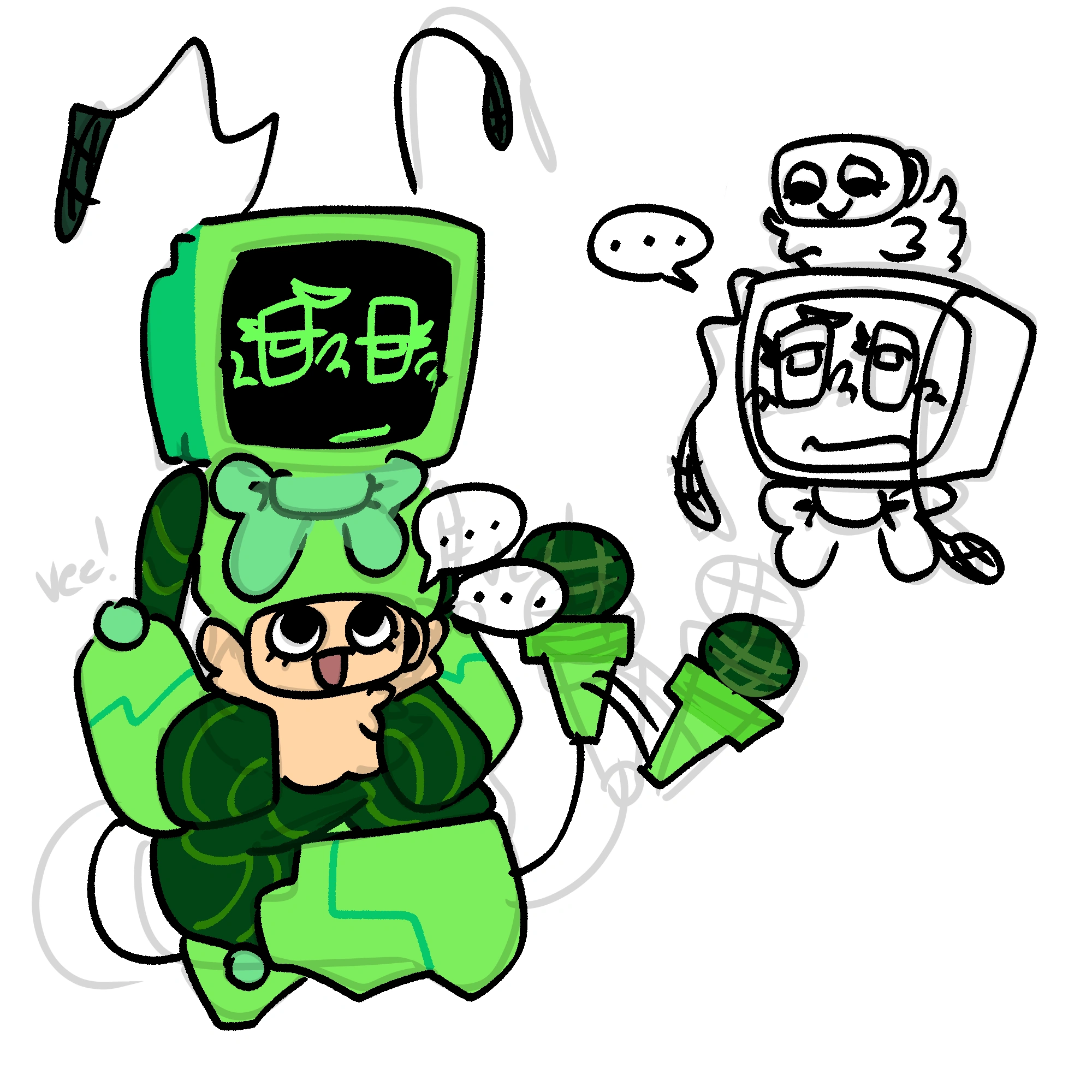 lazy ahh vee and chicken shelly | Fandom