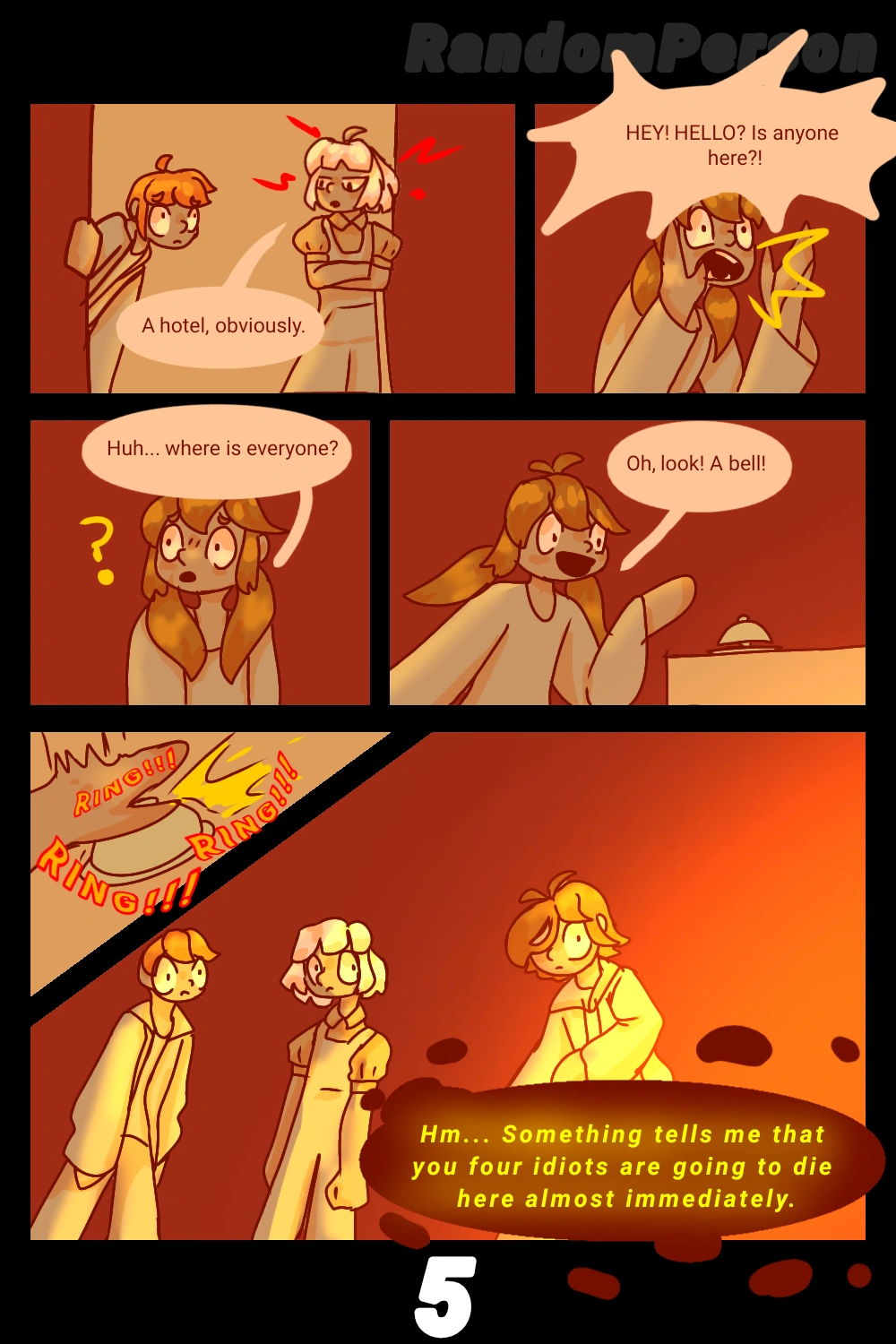 Random Doors Comic | Pg. 5 | Fandom