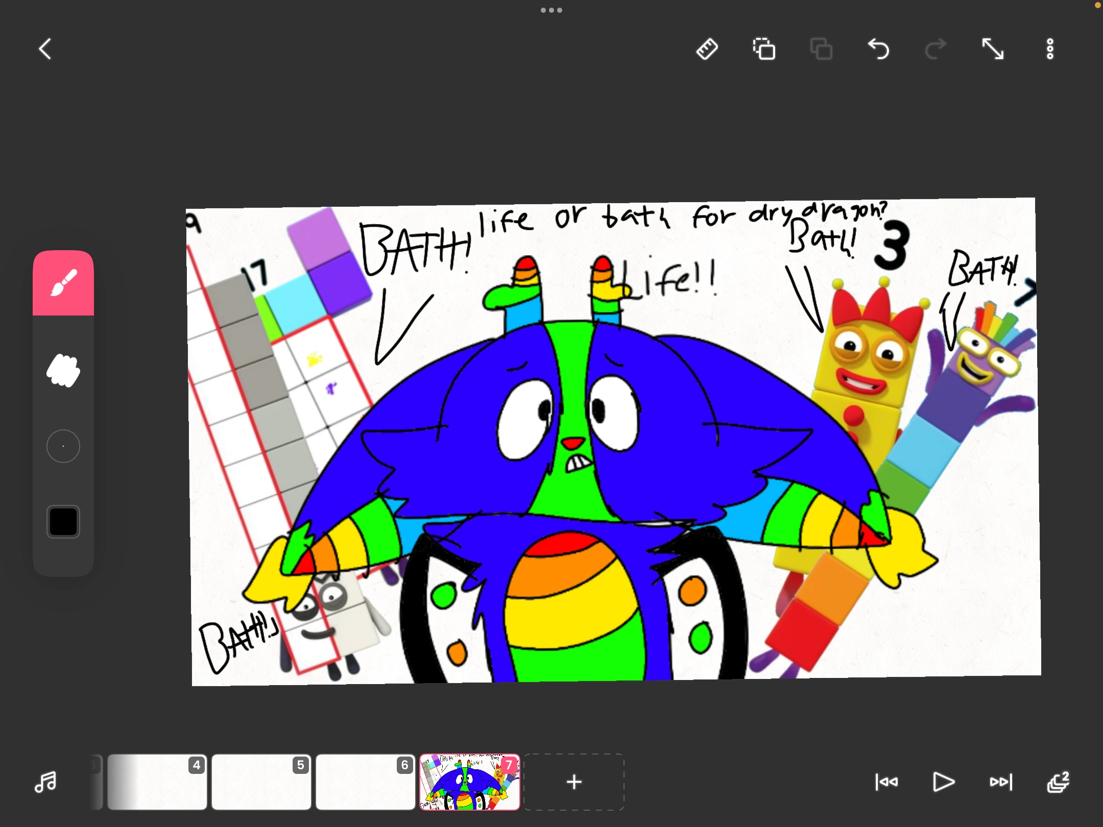 LIFE OR BATH FOR DRY NUMBERBLOCKS OC | Fandom