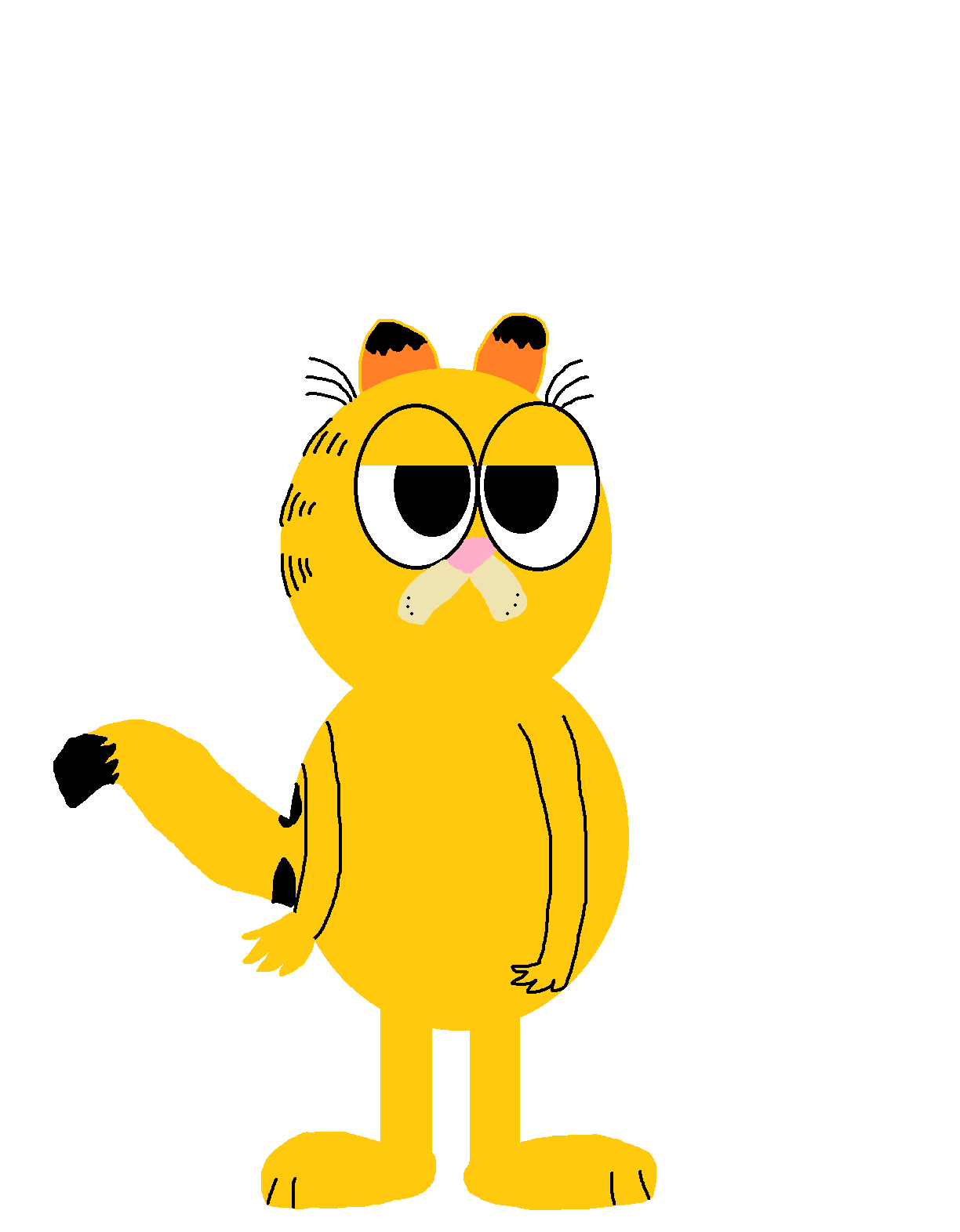 Garfield in rowdx style | Fandom