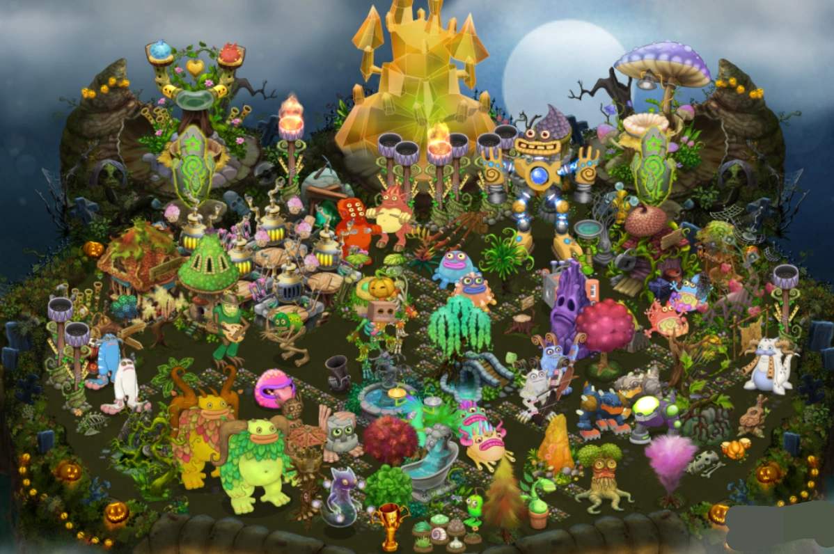 To celebrate Spooktacle, I finnally redecorated my Plant Island! | Fandom