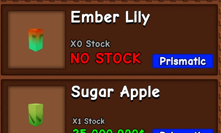 Ember Lily ain't on stock guys | Fandom