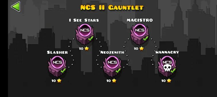 NCS Gauntlets complete + all 5 key chests opened | Fandom