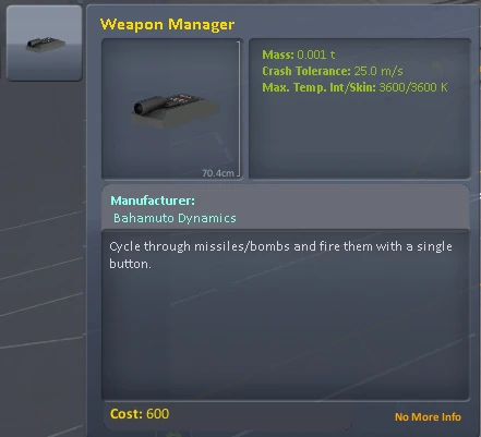 Weapon Manager | BDArmory Wikia | Fandom