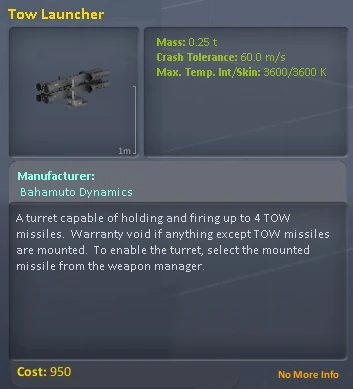 TOW Launcher | BDArmory Wikia | Fandom