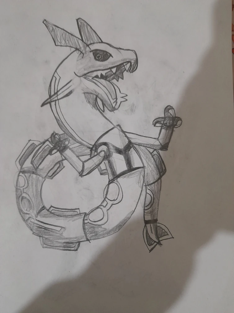 My sketch of Rayquaza | Fandom
