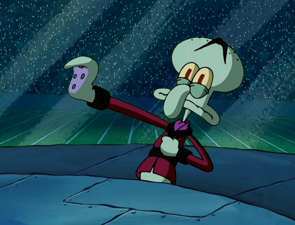 Squilliam has a heart attack and dies. RIP Squilliam. Even Squidward is ...