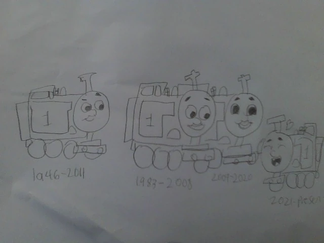Drawing of all 4 Thomases | Fandom