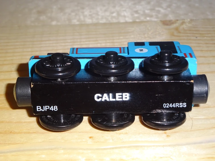 Found a Thomas wooden train named Caleb | Fandom