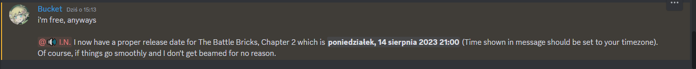 Chapter 2 release date. | Fandom