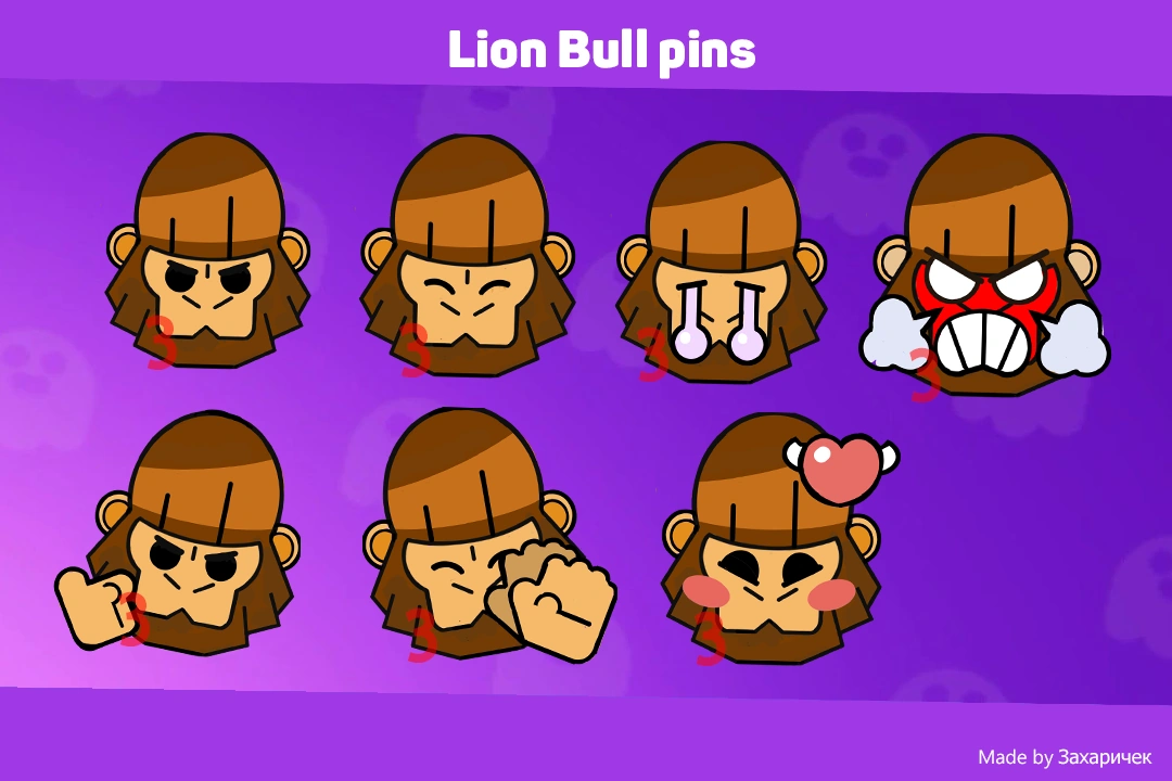 Lion Bull pins | Fandom