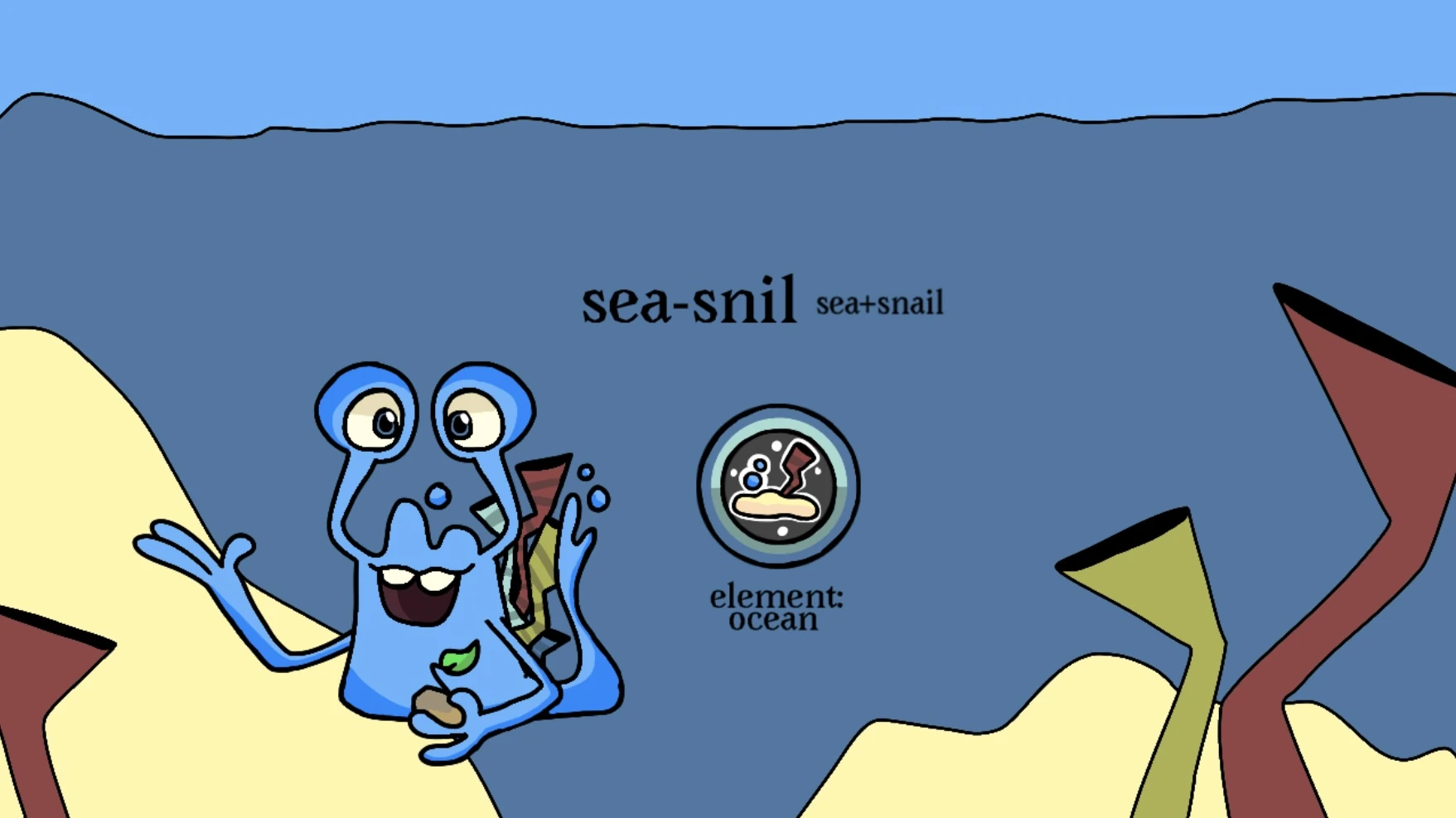 Fanmade 6th element wanderling: Sea-snil! | Fandom