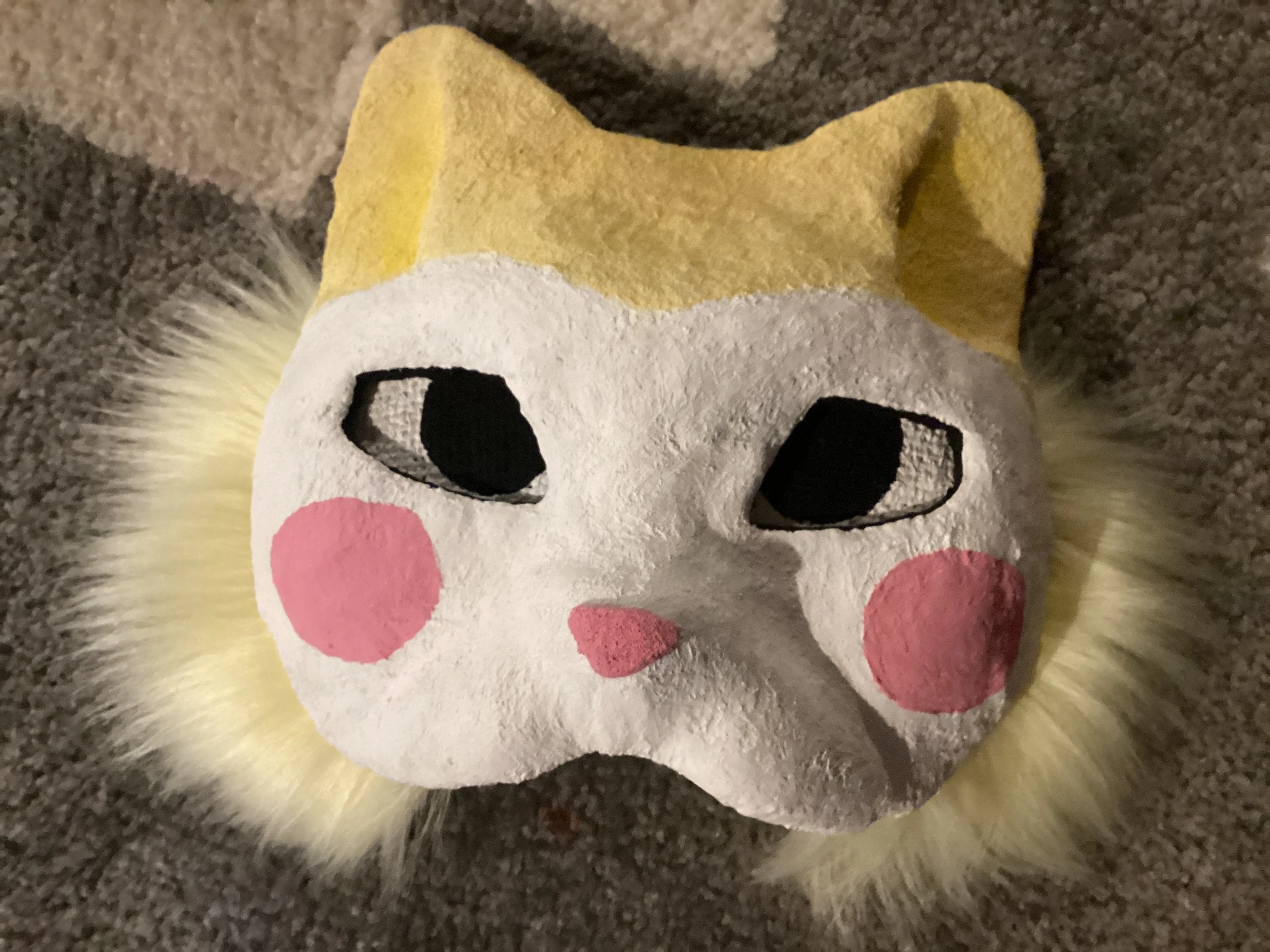 How do I make glisten’s hair thing on my mask | Fandom