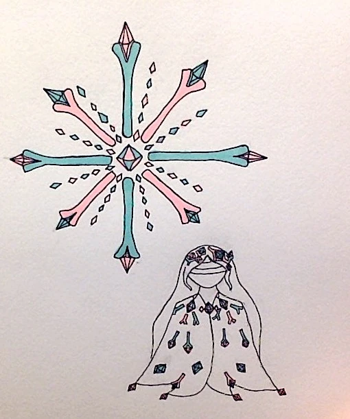 Pastel Snowflake cape design | Fandom